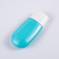China Eco-Friendly Travel Essential 30ml & 50ml Premium Blue PE Sunscreen Bottle for sale