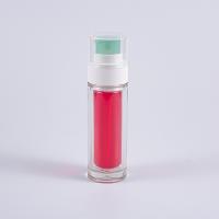 China Clear PETG Bottle With Multi-Layer Composite Inner Bag 30ml 50ml Vacuum Bottle With Pump for sale