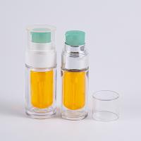 China Clear PETG Bottle With Multi-Layer Composite Inner Bag 30ml 50ml Vacuum Bottle With Pump for sale
