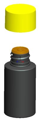 China Spill Proof Toner Plastic Bottle Refillable 20ml 30ml 50ml 120ml for sale
