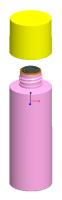 China Spill Proof Toner Plastic Bottle Refillable 20ml 30ml 50ml 120ml for sale