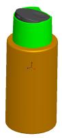 China 250ml 300ml Plastic Toner Bottle Lightweight With Swing Cap for sale