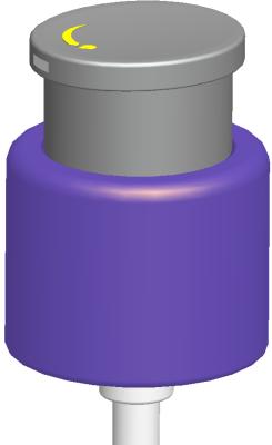 China M20/410 Twist Lock Lotion Pump Dispenser PP Material for Cosmetic Bottles for sale