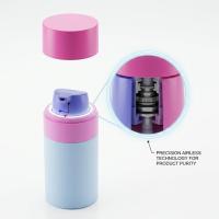 China Custom Printed PP Cosmetic Airless Bottles Precise Dosage Refillable 15ml 30ml 50ml 100ml for sale