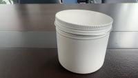 China Aluminum Cosmetic Jar Custom Logo 300ml Metal Cream Container Recyclable Airtight for sale