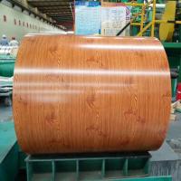 China CGCC Wooden Pattern Prepainted Steel Sheet For Interior Decoration for sale