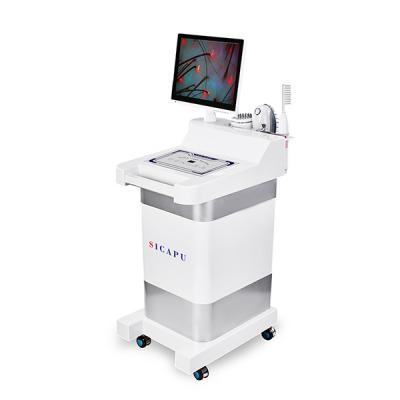 China BL-2012 2-in-1 Salon Hair Therapy Machine 120W with 15-inch HD Analyzer and 5-in-1 Massage Heads for sale