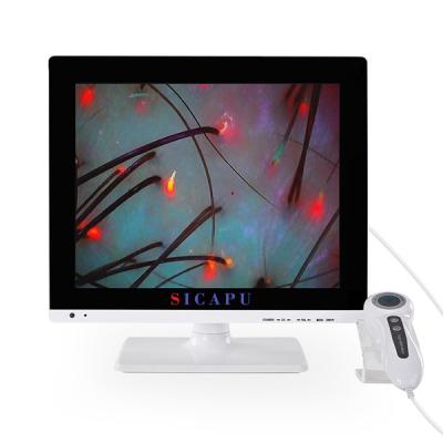 China SICAPU Hair Analyzer Machine with 70x-200x Magnification and 18.5