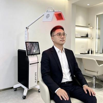 China Beauty Salon Use Hair Regrowth Stimulator Machine, Effective Hair Restoration Equipment for Local Malaysia Hair Salons for sale