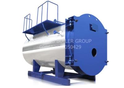 China 1 Ton Dual Fuel Steam Boiler 10 Bar Shell Type Boiler Low Heat Loss for sale