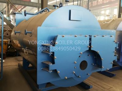 China Horizontal Small Gas Fired Steam Boiler For Hotel Using New Design for sale