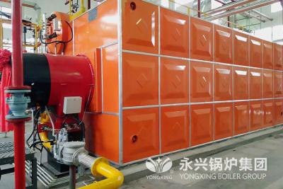 China Horizontal High Efficiency Gas Steam Boiler High Output 3 Pass Fire Tube Boiler for sale
