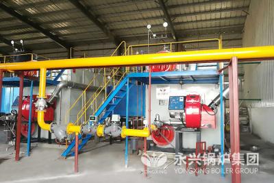 China Power Plant Gas Fired steam Boiler / Horizontal Fire Tube Boiler for sale