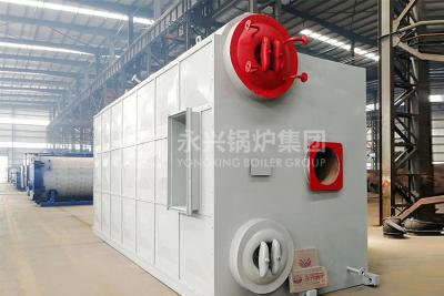 China Professional Gas Fired Steam Boiler 8 Ton Flexible Water Tube Boiler Condensing Type for sale
