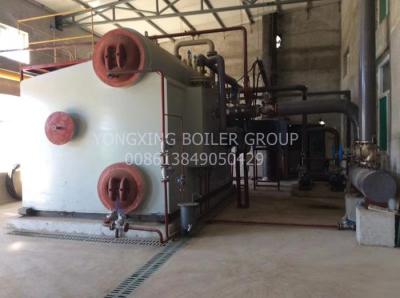 China Industrial Gas Fired Steam Boiler 15 Tons D Type Water Tube Boiler For Textile Dyeing for sale