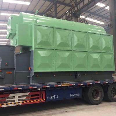 China Chain Grate Stoker Biomass Fired Steam Boiler Three - Return For Drying Factory for sale