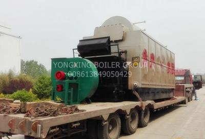 China 12 Ton High Pressure Working Coal Powered Boiler / Garment Factory Wood Coal Boiler for sale