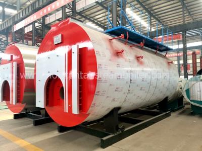 China Horizontal Wet Back Gas Fired Steam Boiler With High Thermal Efficiency Low Pressure for sale