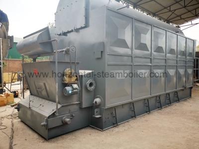 China Q345R Horizontal Biomass Fired Steam Boiler , Biomass Pellet Steam Boiler for sale