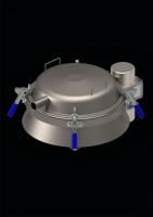 China Closed System Vibration Sifter Vacuum Or Positive Pressure Check Screening Machine for sale