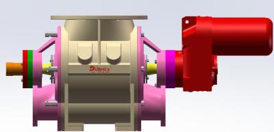China Conventional Blow Thru Rotary Valve For Gravity Feeding / Discharging for sale