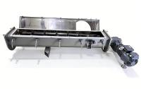 China Easy Cleaning Stable Conveying U-Trough Screw Conveyor For Powder Processing In Stainless Steel for sale