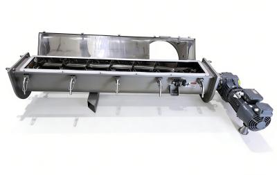 China Easy Cleaning Stable Conveying U-Trough Screw Conveyor For Powder Processing In Stainless Steel for sale