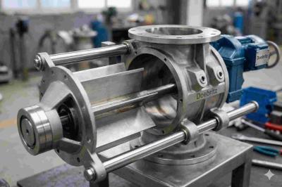 China Stainless Steel Easy Cleaning Quick Dismounting Rotary Valve for Powder Conveying for sale