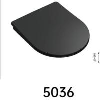 China Bathroom Functional Modern Toilet Seat Lid Anti Slip Matt Black for sale