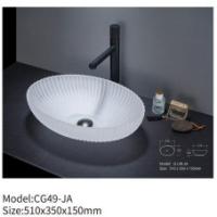 China Above Counter Top Wash Hand Round Glass Basin Sink Bowl For Home Hotel Bathroom for sale