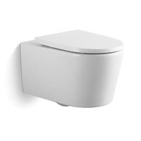 China Modern Concealed Cistern Hanging Toilet Bathroom Hotel square Wall Mounted Toilet Bowl Ceramic Rimless Wall Hung Toilet for sale