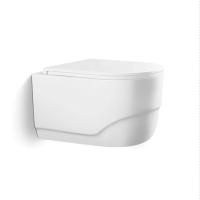 China Modern Design Single Hole Flush Hanging Toilet WC Save Space Wall Mounted Toilet for sale