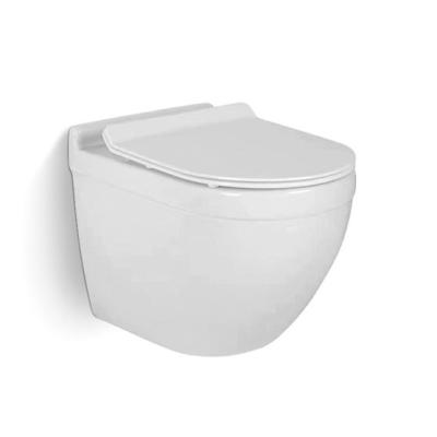 China White Color Sanitary Ware Ceramic Wc One Piece Toilet Wall Hung Modern Toilet for sale