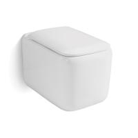 China Wall Mounted Toilet Installation Type Wall-hung Toilet square Ceramic Wall Hanging Wc for sale