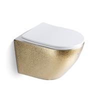 China Ceramic Concealed Cistern Wall Hang Toilet Rimless Suspension Floating For Bathroom for sale
