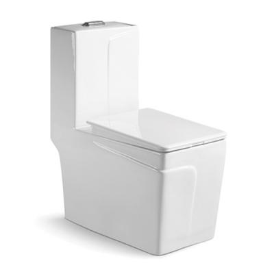 China Ceramic White Wc One Piece Sanitary Ware Toilet Set Seat Bowl for Hotel Bathroom for sale
