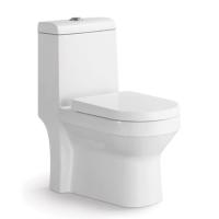China Siphon Peeping Elongated One Piece Toilet Floor Mounted for sale