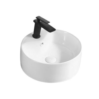 China Oval Shape Table Top Bathroom Ceramic Basin Sink Countertop Vessel Sink for sale