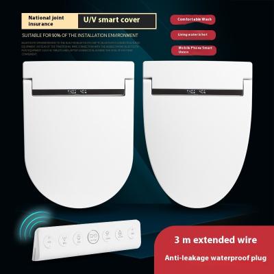 China Smart Electric Toilet Bidet Seat Soft Close V/U Shaped Waterproof for sale