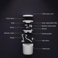 China Home Bathroom Modern Smart Toilet Wall Hung AC 220V with Armrest Button for sale