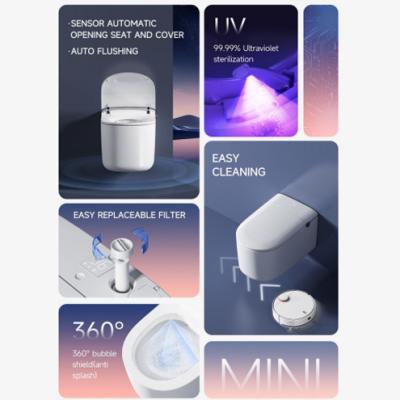 China Bathroom Bidet Smart Toilet With Adjustable Temperature And UV Sterilization System for sale