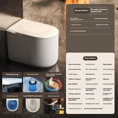 China Automatic One Piece Modern Smart Toilet Bathroom Ceramic Wc With Remote Control for sale