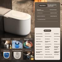 China Auto Flush Foot Sensor Modern Smart Toilet Elongated One Piece Tankless Cupc With Led Display for sale