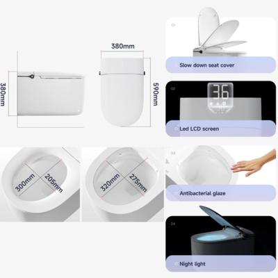 China Modern Bathroom Smart Toilet With Germicidal Light And Automatic Sterilization for sale