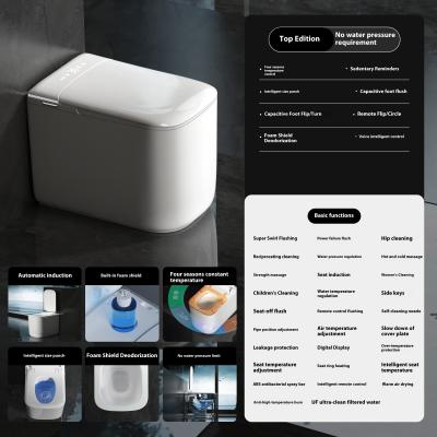 China Automatic Sanitary Ware Modern Smart Toilet With Remote Control Ceramic Bowl for sale