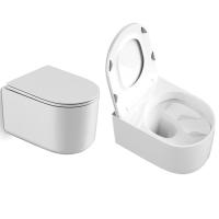 China Gravity Flushing Wall Hung Toilet American Standard With Concealed Toilet Cistern for sale