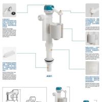 China Dual Flush Toilet Water Tank Fittings All In One Sanitary Ware Toilet Water Valve for sale