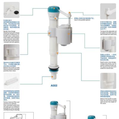 China Sanitary Ware Bathroom Flush Tank Fitting Mechanism Dual Flush Valve For Toilet for sale