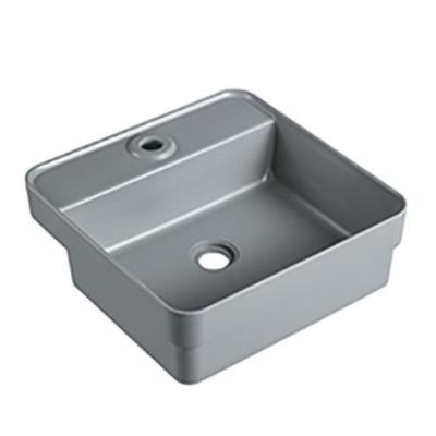 China OEM CE CUPC Hot Sale Sanitary Ware square Rectangle Lavabo Melamine Hand Wash Basin Bathroom Vessel Sink Cement for sale