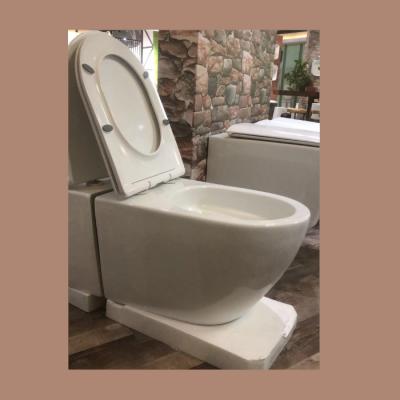 China Contemporary Wall Hung Toilet with UF Toilet Seat for Bathroom Standard Ceramic Sanitary Ware Bowl Set American Standard Wall Hung Toilet for sale
